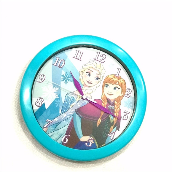 Disney | Toys | Disney Frozen Elsa And Anna Wall Clock | Poshmark